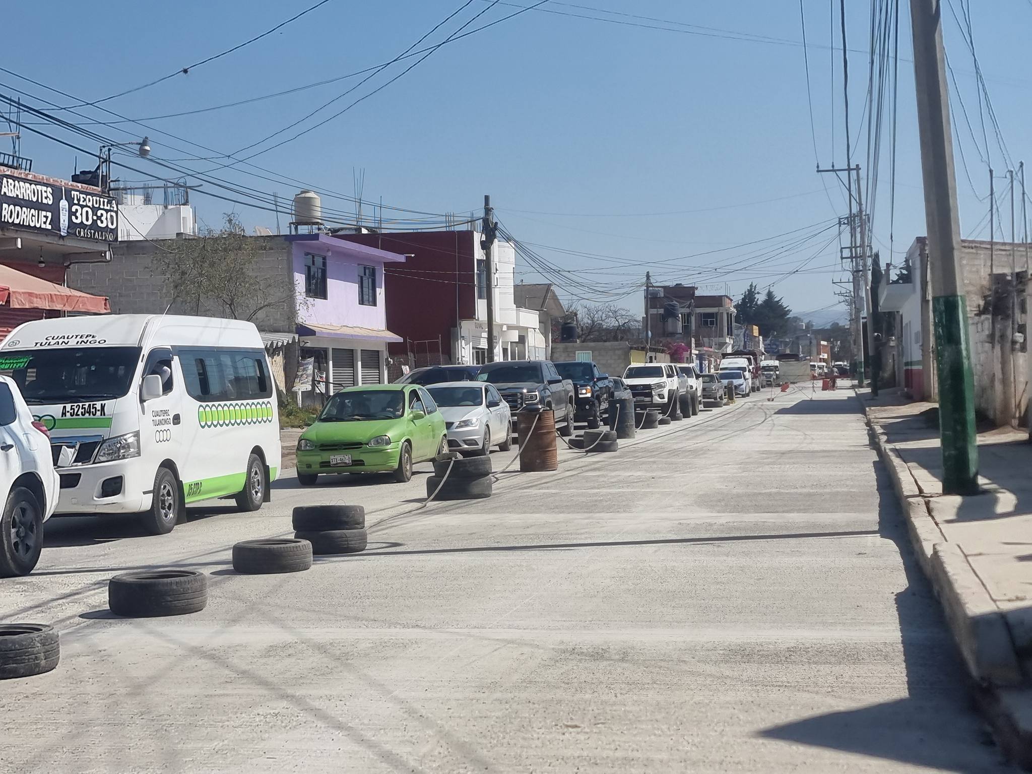 En Cuautepec, nuevas rutas de acceso y salida por obra - Plaza Juarez