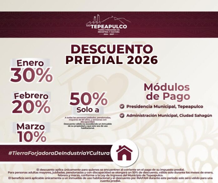 Inician cobros de impuestos municipales en Tepeapulco - Plaza Juarez